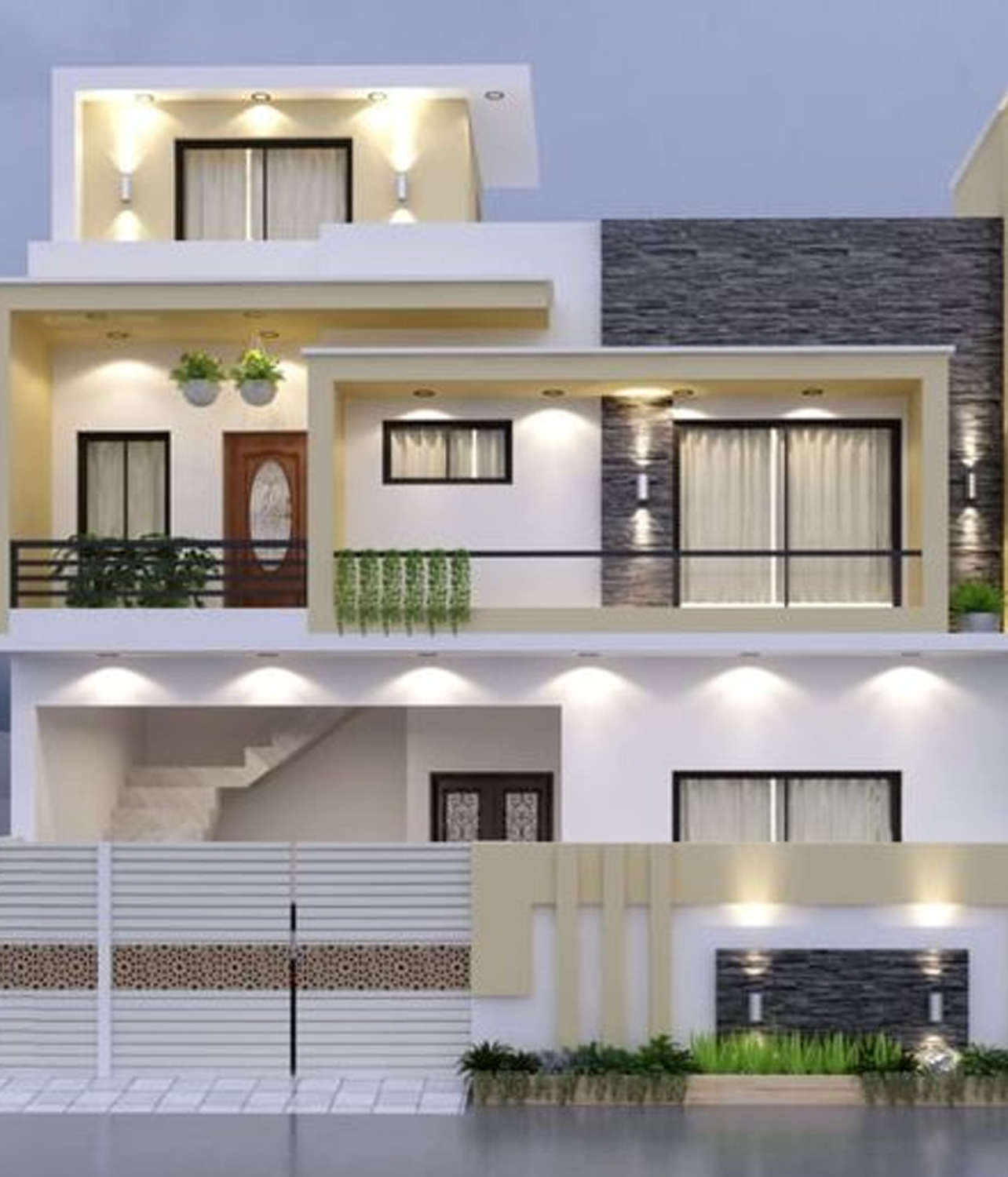 Modern House Exterior Wall Paint Ideas – Surya Paints